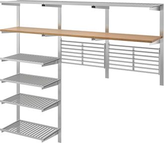 IKEA KUNGSFORS Aufh&auml;ngeschiene, B&ouml;den+Wandgitter