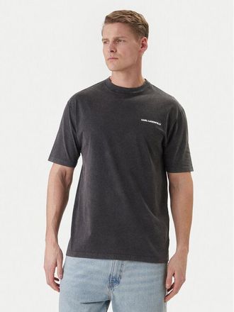Karl Lagerfeld T-Shirt 755171 562256 Grau Loose Fit