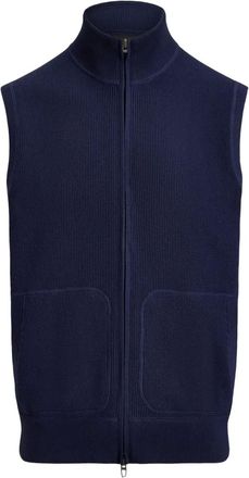 Ralph Lauren Weste mit Rei&szlig;verschluss - Blau