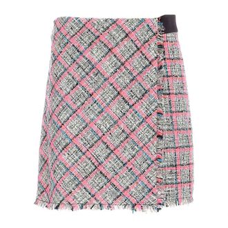 Karl Lagerfeld Bunter kurzer Rock im Wickeldesign - - Skirts - Damen - Rosa - S