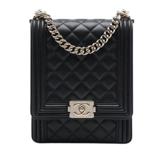 Chanel Pre-owned North South Boy Flap - - Pre-owned - Damen - Schwarzk - ONE SIZE