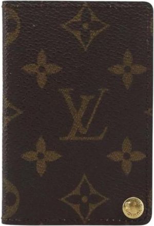 Louis Vuitton unisex, Pre-owned, Brun, Taille: ONE Size Portefeuille en toile Pre-owned