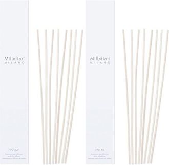 Millefiori Ersatzst&auml;bchen f&uuml;r Diffuser 250 ml, Rattan, Natural, 6.4 x 31.6 x 1 cm (Packung mit 2)