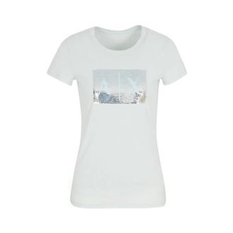 A|X Armani Exchange Damen, Oberteile, Blau, XSGr&ouml;&szlig;e