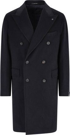Tagliatore Manteau Au Genou - Bleu