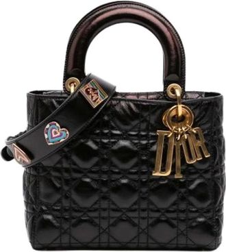 Dior Pre-owned Sac Lady Dior - Femme - Pre-owned - Noir - Taille: ONE Size