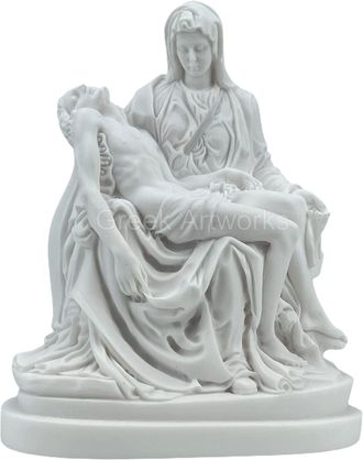 Generic Klassische Pietà-Skulptur Jesus Christus und Mutter Maria Madonna Petersdom Vatikanstadt Skulptur Statue aus gegossenem Marmor