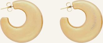 Vanessa Baroni Vanessa Baroni Creolen Moon Earrings Gold By Glambou gold