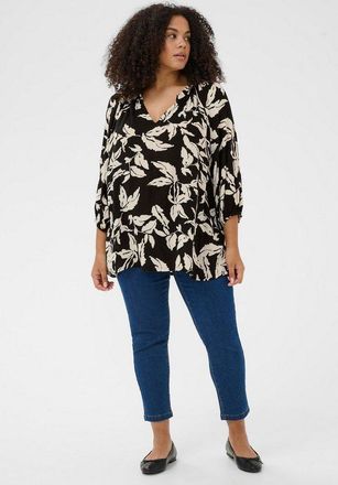 Kaffe Curve Langarmbluse Langarm-Bluse KCtrine Gro&szlig;e Gr&ouml;&szlig;en