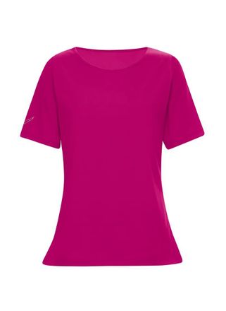 Trigema Damen 537211 T-Shirt, Rot (Magenta 030), 56 (Herstellergröße: XXXL)