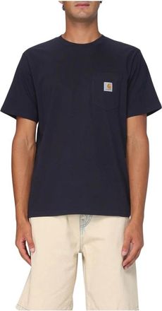 Carhartt Work in Progress Homme, Tops, Bleu, Taille: M T-Chemises