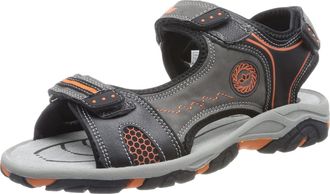 Lico Emil V Sandalen, grau/schwarz/orange, 25 EU