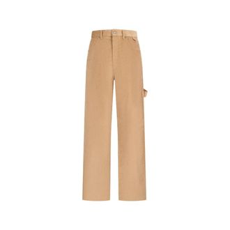 Darkpark John Relax Fit Worker Corduroy Pants - - Trousers - Herren - Beige - W32