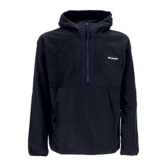 Columbia Homme, Sweatshirts et sweats à capuche, Bleu, Taille: S Sweat à Capuche en Polaire à Demi-Zip Noir Homme