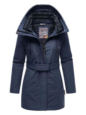 Navahoo Eishauch Damen Winterjacke mit Fleece-Innenfutter und Kapuze
