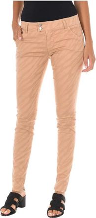 Met Skinny Hosen - - Trousers - Damen - Beige - W32