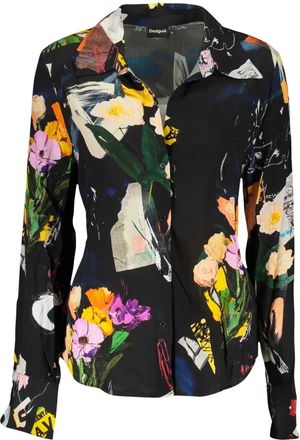 Desigual Femme, Blouses et Chemises, Multicolore, Taille: 38 FR CAM Fereo Shirt