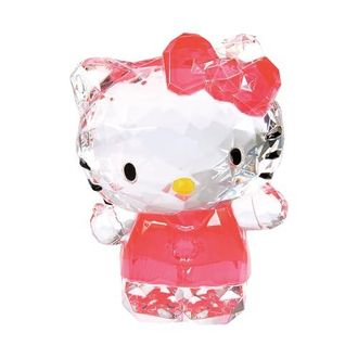Enesco Facets Sanrio Hello Kitty winkende Miniaturfigur, 4,8 cm, Mehrfarbig