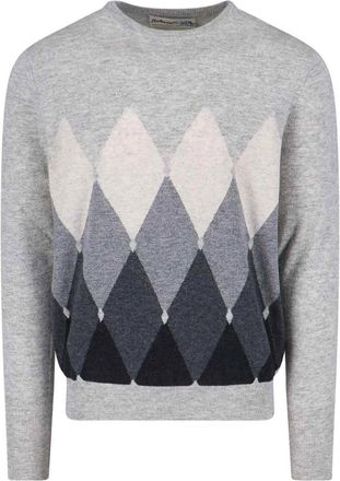 Ballantyne Pull Col Rond - Gris