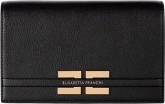 Elisabetta Franchi Femme, Sacs, Noir, Taille: ONE Size Sac bandouli&egrave;re