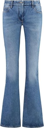 Off-white Femme, Jeans, Bleu, Taille: W25 Jean &Eacute;vas&eacute; Slim