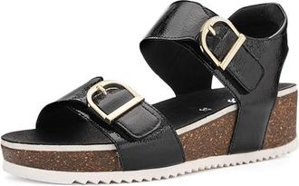 Ara Femme Norderney Sandale, Noir, 43 EU