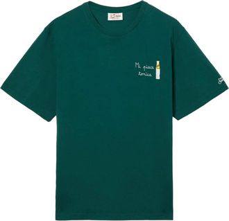 MC2 Saint Barth Homme, Tops, Vert, Taille: 2XL T-shirt brod&eacute;