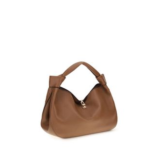Gabriela Hearst Womens Antonia Shoulder Bag Brown Lamb Ovis Aries