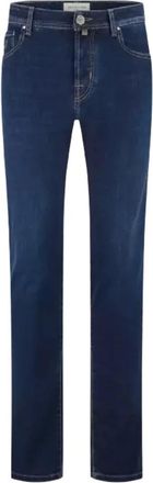 Jacob Cohen Homme, Jeans, Bleu, Taille: W35 Pantalon Bleu Super Slim Fit Nick