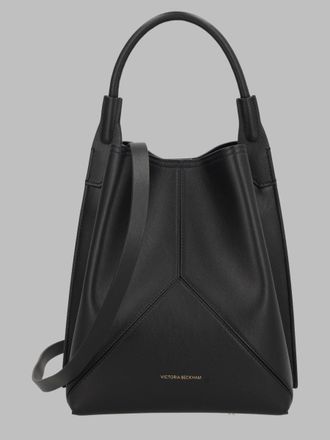 Victoria Beckham Calf Leather Bucket Bag - Black