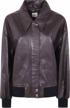Khaite Lederjacke - Braun
