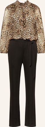 Ana Alcazar Jumpsuit Mit Rüschen beige