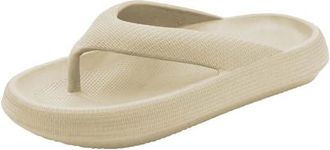 Generico Tongs pour femme, homme, piscine, maison, plateforme d&eacute;t&eacute;, chaussons de douche, bain souples, sandales unisexes, plage antid&eacute;rapantes, tongs confortab