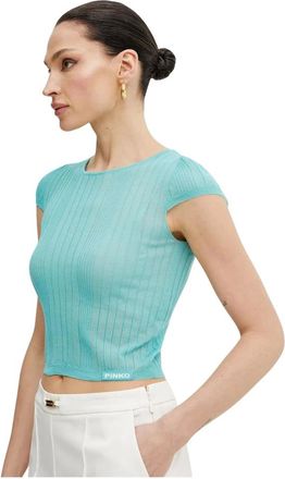 Pinko Pinko, Damen, Oberteile, Blau, LGr&ouml;&szlig;e