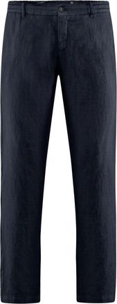 Bomboogie Homme, Pantalons, Bleu, Taille: W29 Pantalon de jogging en lin pur