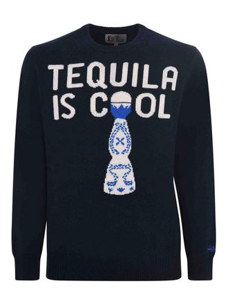 MC2 Saint Barth Pull Col Rond - Bleu