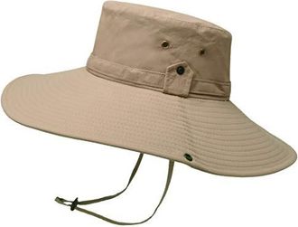 Generic Chapeau pour femme - Pliable - Imperm&eacute;able - Pour homme - Casquette de protection respirante - Casquette de baseball - Bonnet de bain - Tissu, beige, 