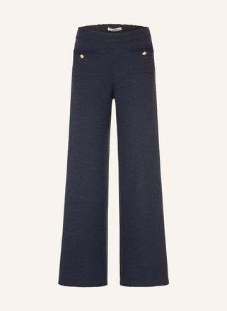 Maje Tweed-Hose blau