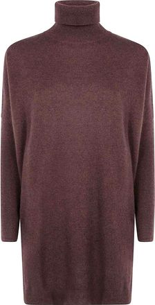 Absolut Cashmere Pull Col Roul&eacute; - Marron