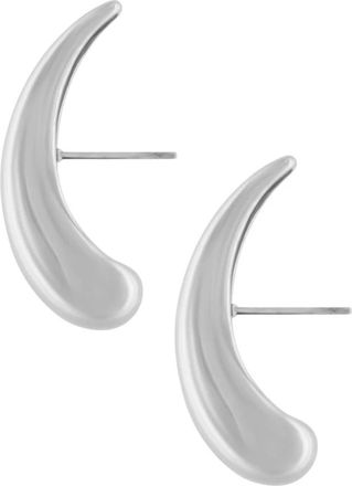 Dansk Copenhagen Wasserdichter Glatter Kletterohrring - - Accessories - Damen - Grau - ONE SIZE