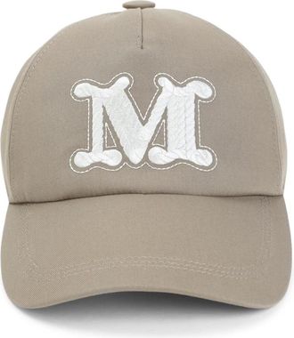Max Mara Femme, Accessoires, Beige, Taille: 58 CM Casquette de baseball Ribaldo