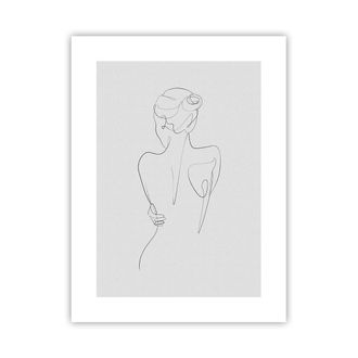 Arttor Poster ohne Rahmen K&ouml;rper Frau Zeichnung Deko 30x40cm Wandposter Art Prints Wandbilder Dekoration Wohnzimmer Schlafzimmer K&uuml;che Wanddeko Bild Wand Kun