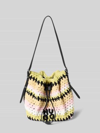 HUGO BOSS Beuteltasche aus Strick Modell NEEKO CR_DRAWSTRING