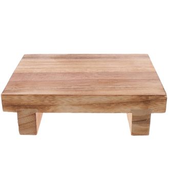 DOITOOL Ergonomischer Tritthocker aus Massivholz f&uuml;r Senioren rutschfest Geneigtes Design f&uuml;r Fu&szlig;st&uuml;tze Vielseitig als Fu&szlig;hocker im B&uuml;ro und Zuhause Geeignet 