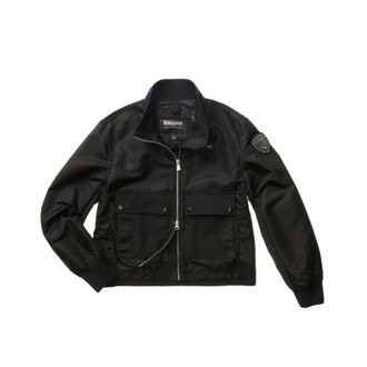 Blauer Light Jackets - - Jackets - Damen - Schwarzk - S