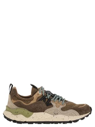 Flower Mountain Low-Top Sneaker - Yamano 3 - Suede And Fabric Sneakers - Gr. 40 (EU) - in Grau - f&uuml;r Damen