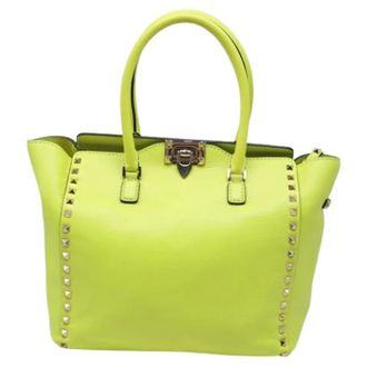 Valentino Pre-owned Leder Handtaschen - - Pre-owned - Damen - Gelb - ONE SIZE