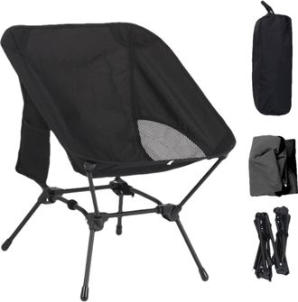 Generico Campingst&uuml;hle, zusammenklappbar, tragbarer Campingsitz, Outdoor-Stuhl, f&uuml;r Camping, Wandern, Reisen, Park, Picknick, Garten, Party, Grill, Sportverans