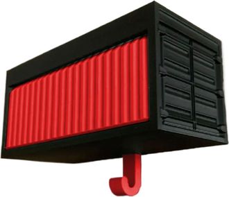 Generico Schl&uuml;sselanh&auml;nger f&uuml;r Garage, lustiger Haken aus 3D-Material, T&uuml;rzubeh&ouml;r zum &Ouml;ffnen f&uuml;r Eingang, Haus, K&uuml;che, Bad, Wohnung, eleganter Organizer, prakt