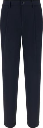Boggi Milano zip stretch tailored trousers - Blau